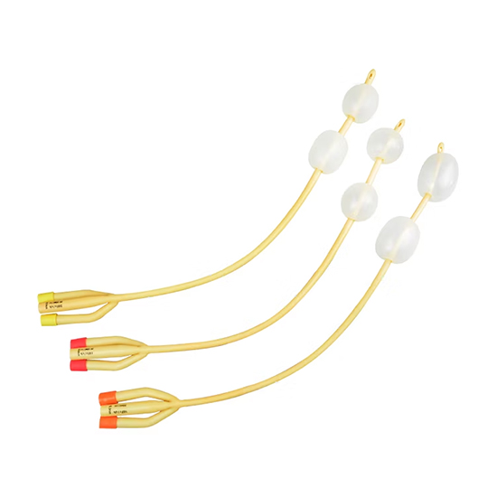 HS-C08 4-Way Double Balloons Foley Catheter - Mbenge Medical